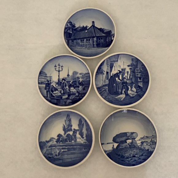 Accents | Royal Copenhagen Mini Plates Set Of 5 | Poshmark